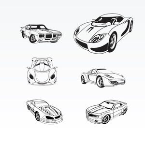 Cars Svg Bundle, Retro Cars Clipart for Cricut, Sports Car Silhouette ...