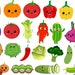Kawaii Cute Vegetables Svg Bundle , Kawaii Vegetable Clipart Bundle ...