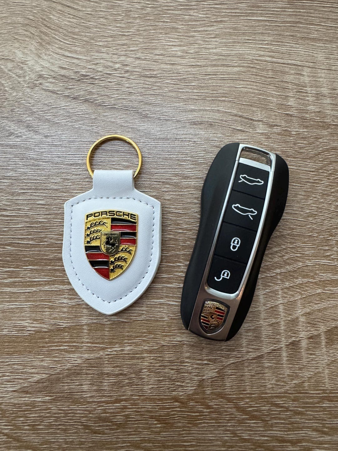 Porsche Keyring - New - White - Etsy