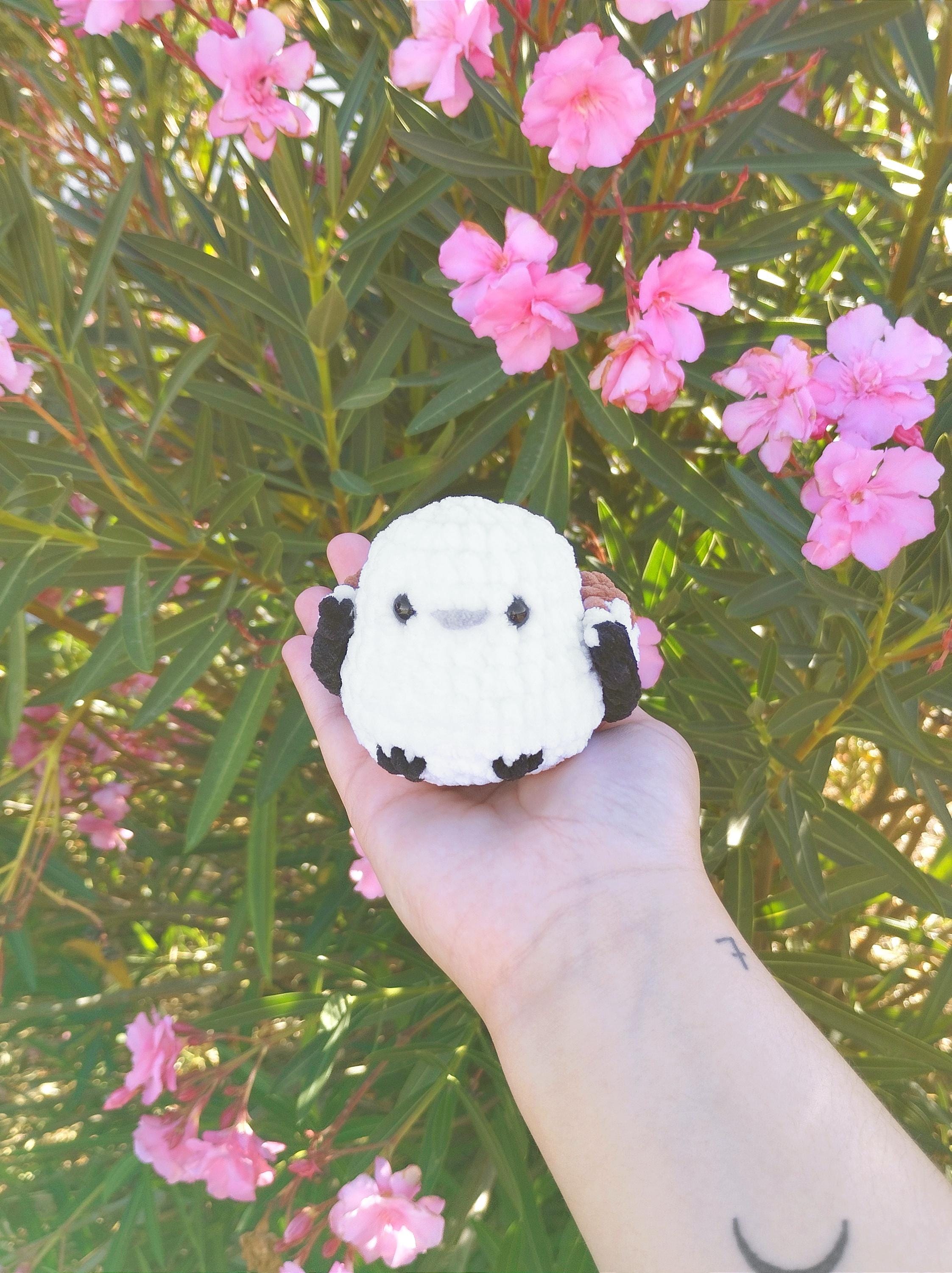 Baepsae (korean Crow-tit) Adorable Fluffy Bird Crochet Pattern - Etsy