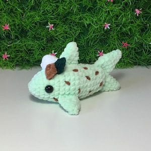 Mint Choco Ice Cream Shark Crochet Pattern Dessert Sharks Series - Etsy