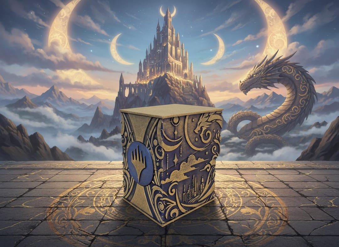 Deckbox Aether City for Magic: the Gathering Commander Decks, Holding ...