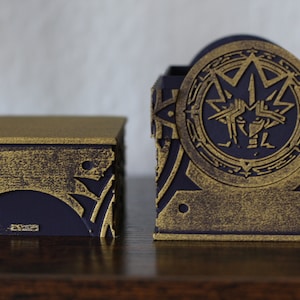 3D Printed Yu-gi-oh! Deckbox, Hand-painted - Elegant Card Storage - Etsy