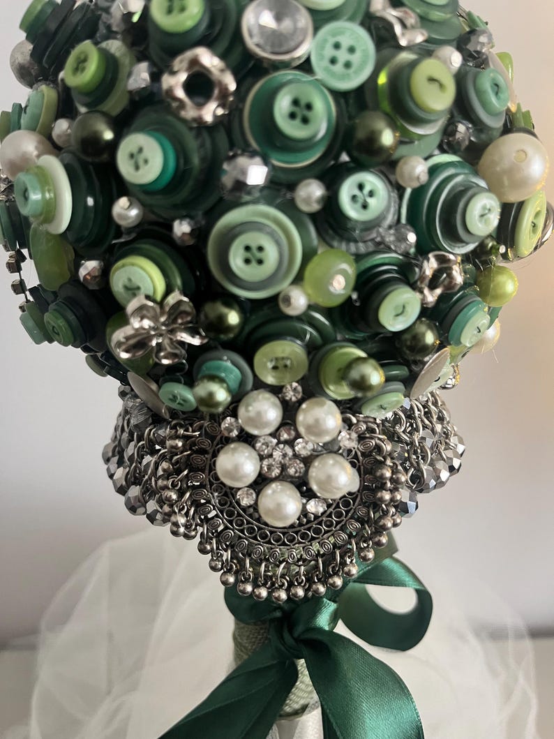 Unique,one-off Designer Bridal Bouquet With Matching Buttonholes ...