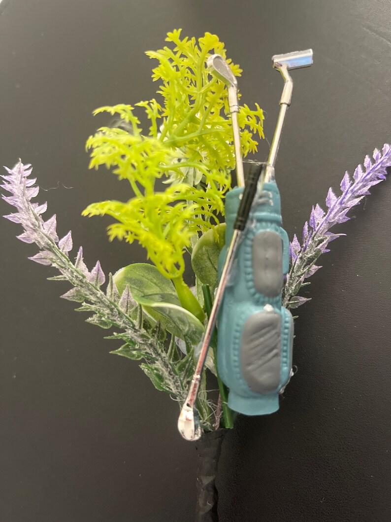 A Unique Original Handmade Buttonhole for the avid Golfer Ideal for All ...