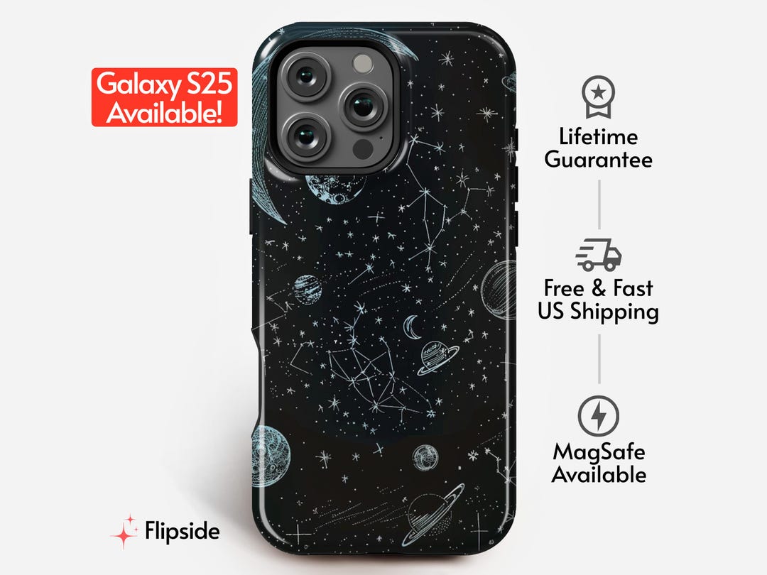 Night Sky Constellations Phone Case | Space, Moons, Stars & Universe ...