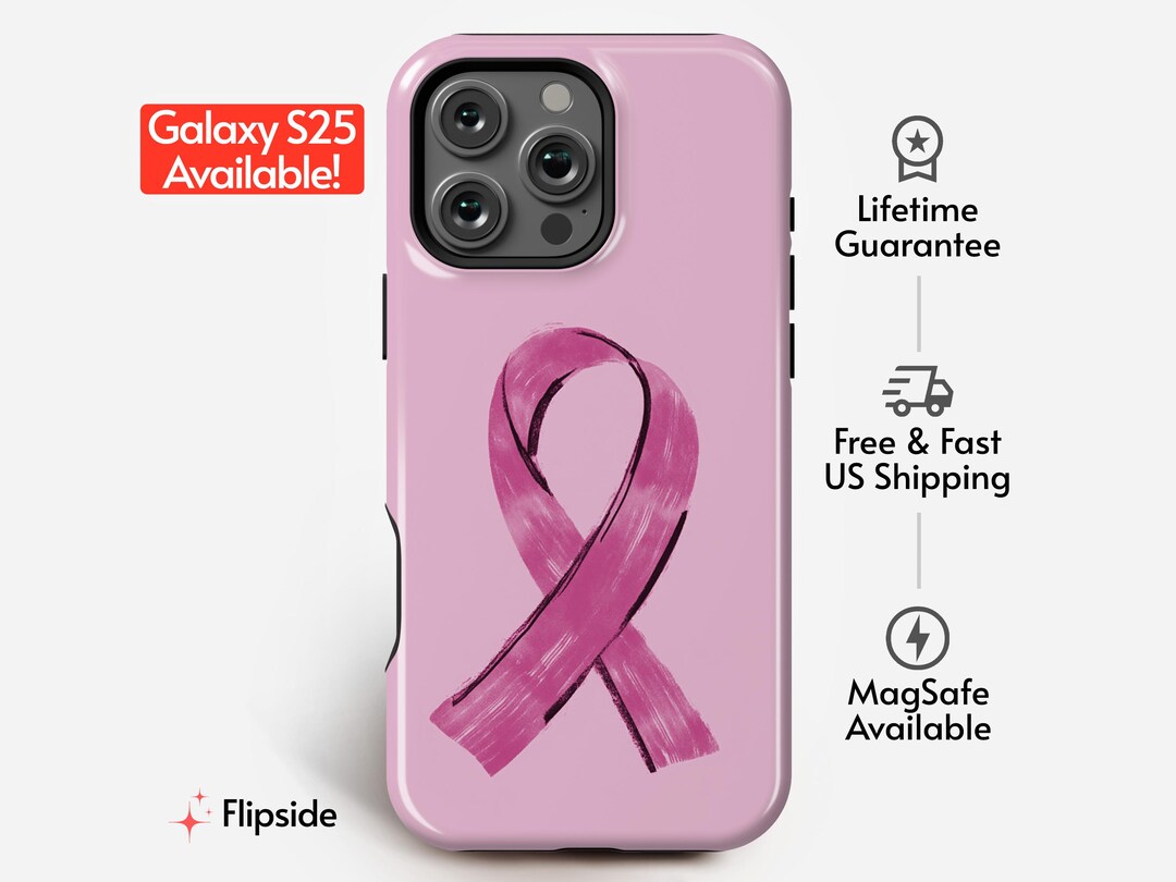 Breast Cancer Ribbon Phone Case | Awareness Ribbon Series | iPhone 14 ...