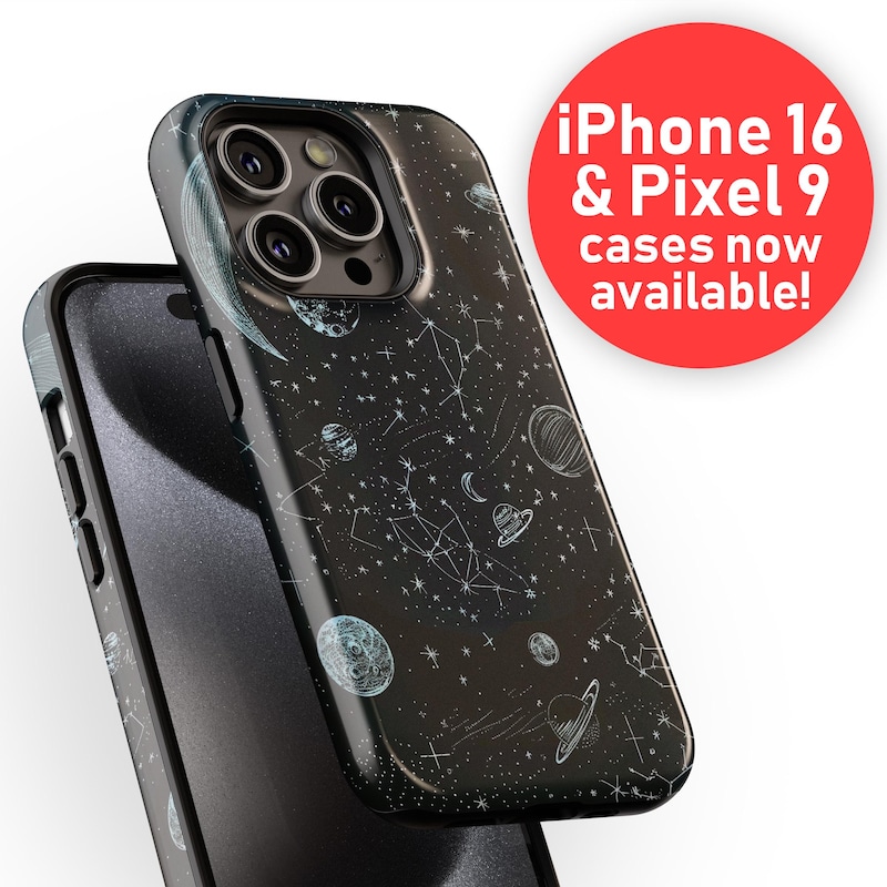 Universe Moon Phone Case - Etsy