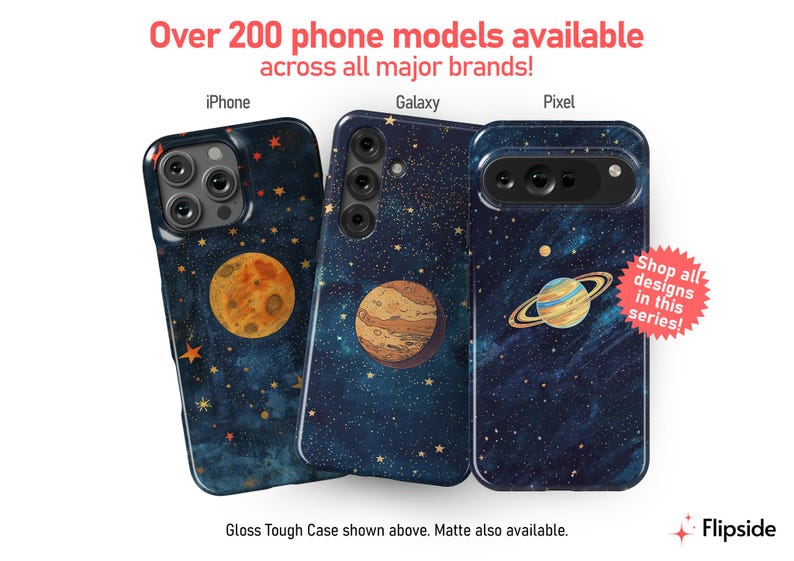 Pluto Phone Case | Planet Art Collection | iPhone 12 14 15 16 Pro ...