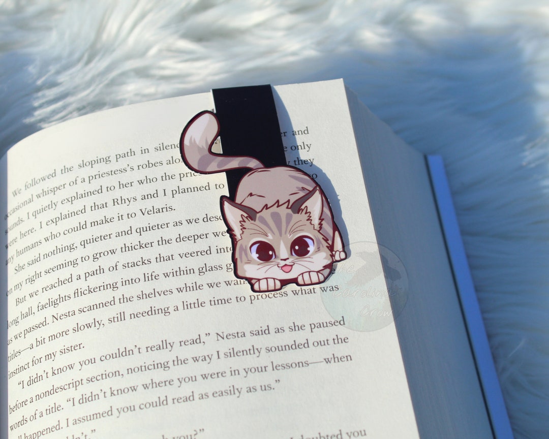 Cute Kawaii Cat Magnetic Bookmark Corner Bookmark Custom Bookmark ...