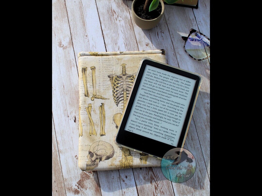 Kindle Sleeve Padded Skeleton Style Paperwhite E-reader Case Tablet ...