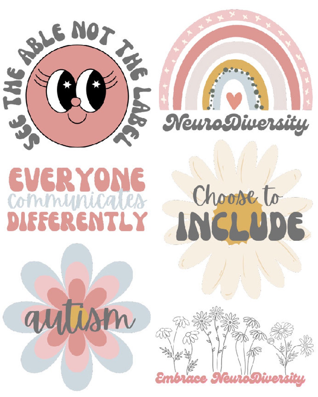 Neurodiversity Svg Bundle, Brain Svg, Neuro Svg, Autism Svg - Etsy