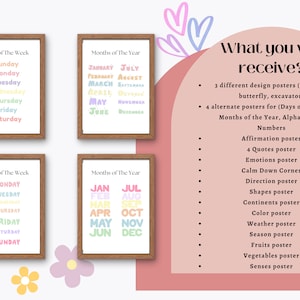 Educational Posters, Montessori Classroom Decor, Homeschool Printable ...