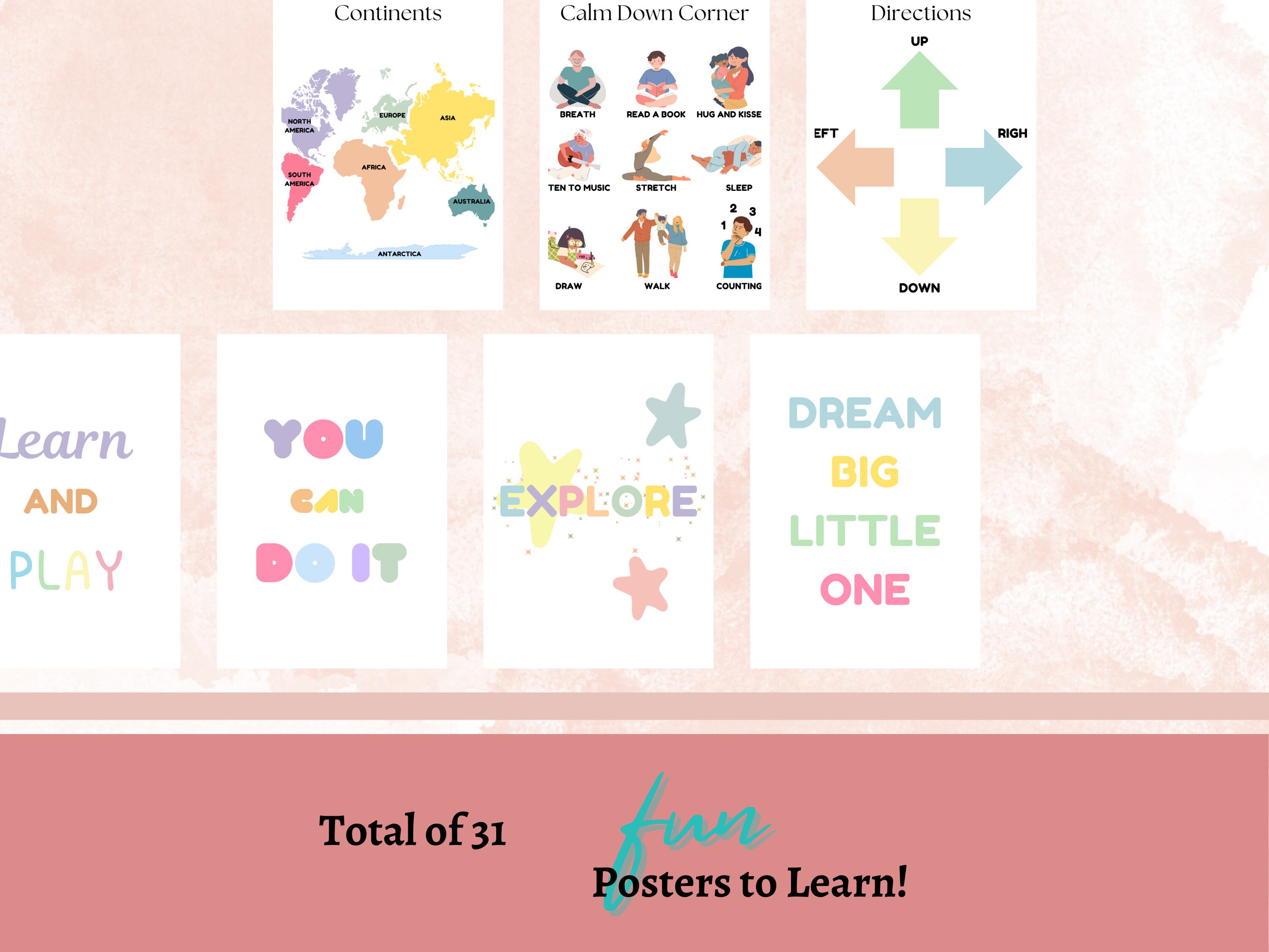Educational Posters, Montessori Classroom Decor, Homeschool Printable ...