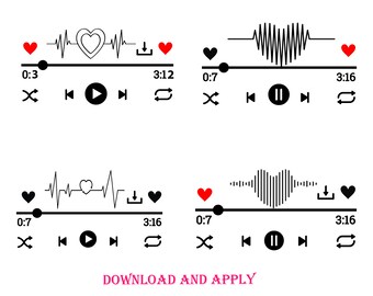 Music Player Svg Bundle, Music Player Display Audio Control Svg Play ...