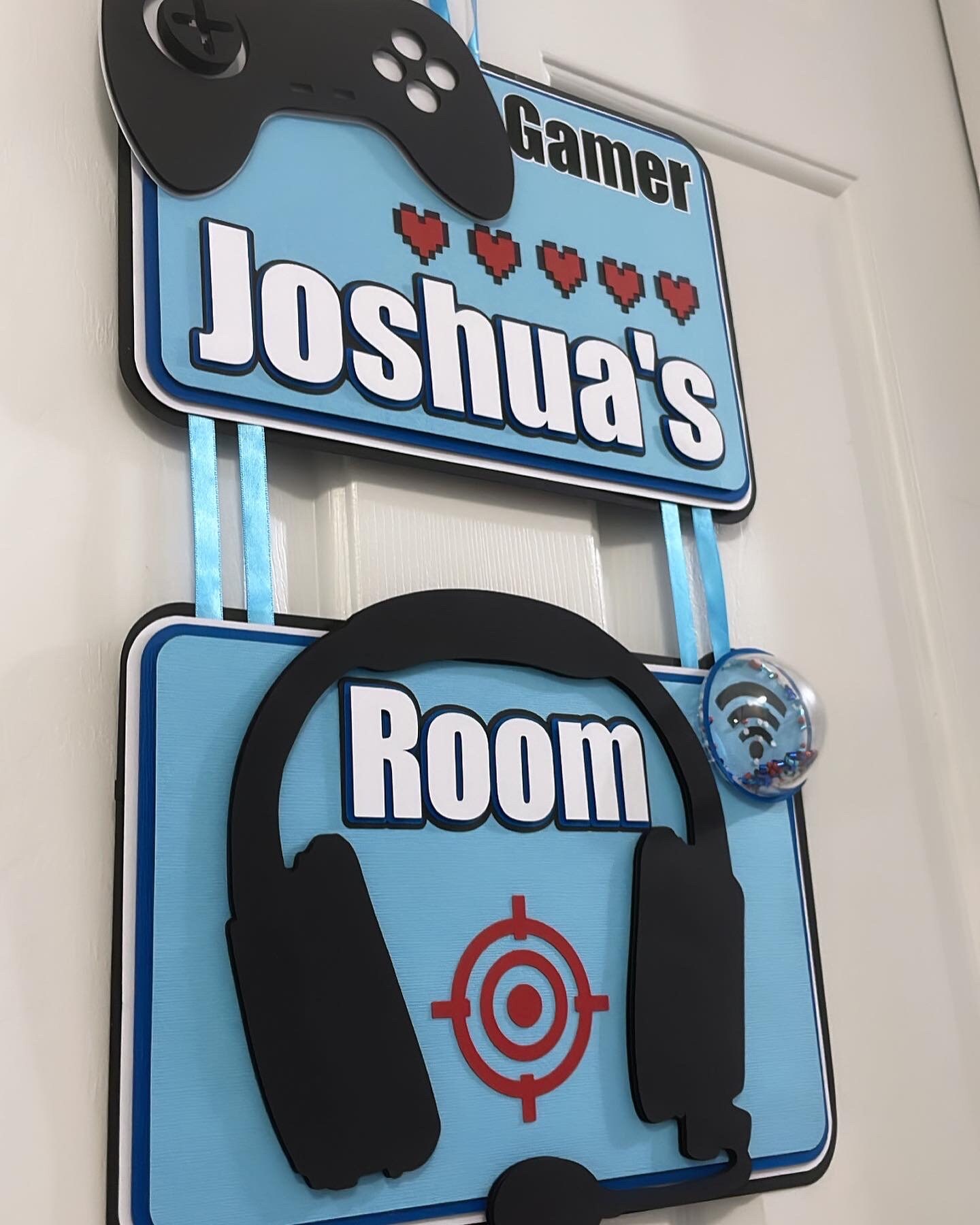Personalized Sign, Custom Sign, Gamer Sign, Gamer Door Sign, Gamer Wall ...