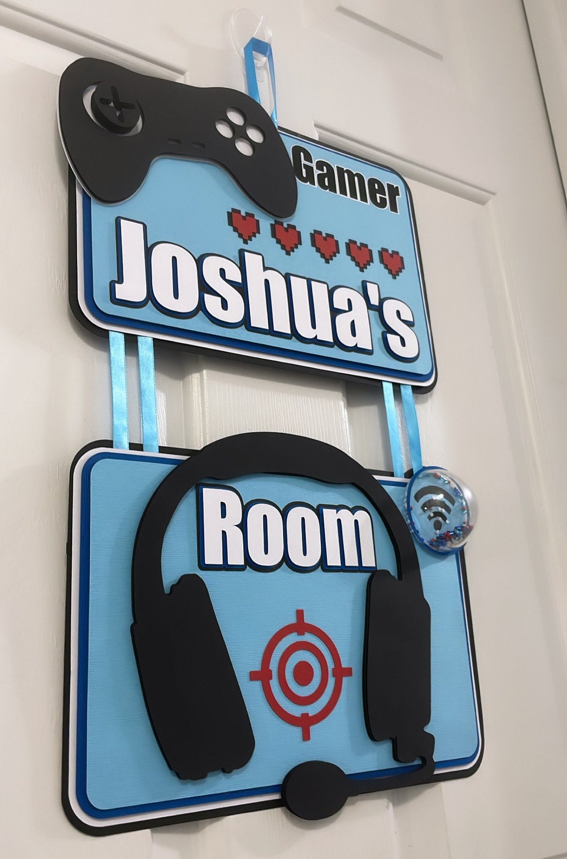 Personalized Sign, Custom Sign, Gamer Sign, Gamer Door Sign, Gamer Wall ...