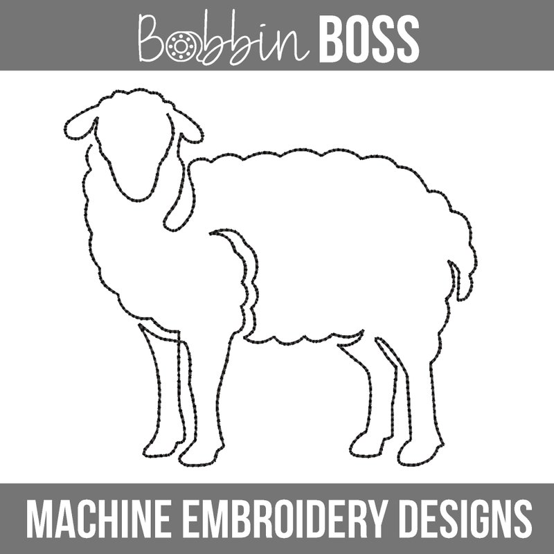 Sheep Embroidery - Etsy