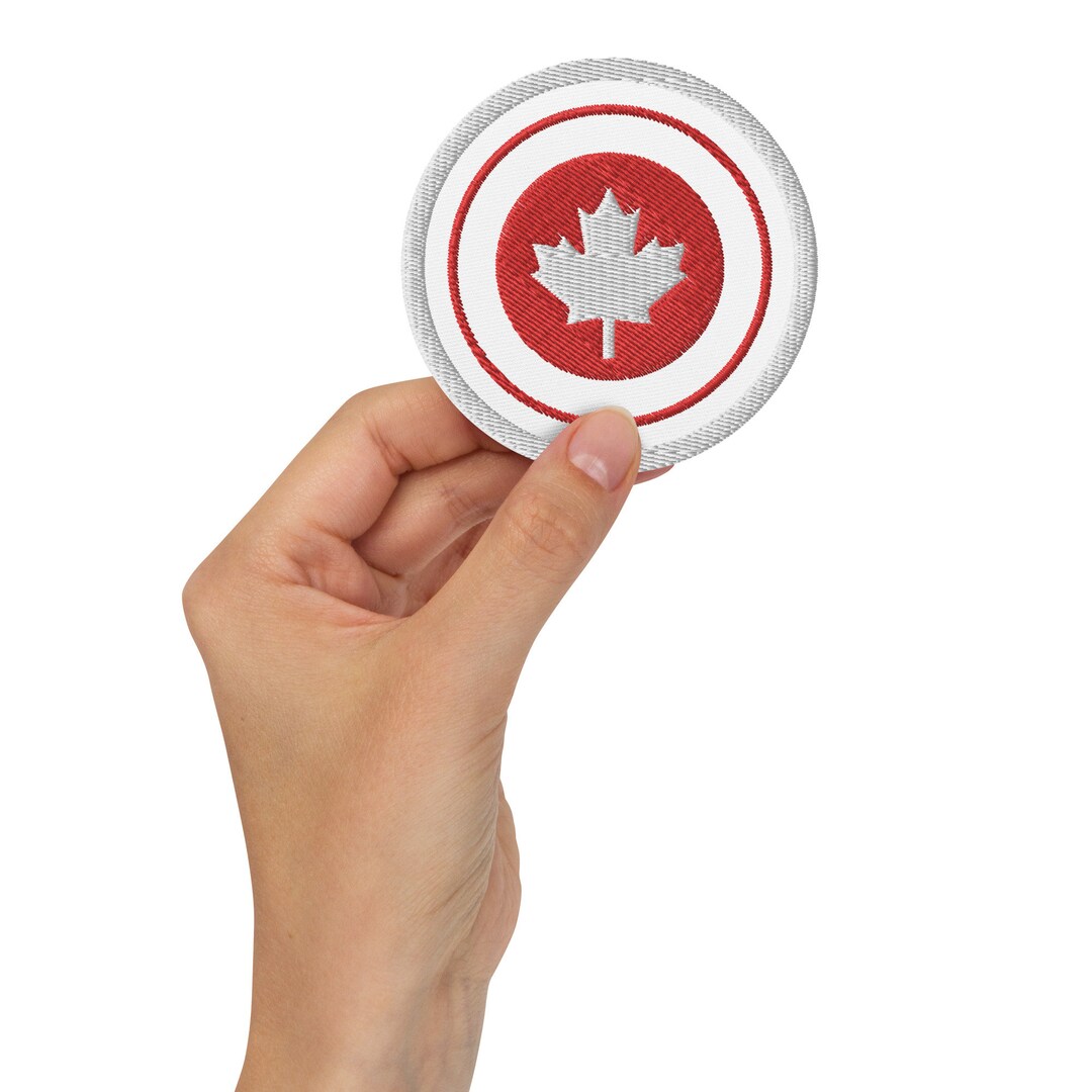 Canadian Maple Leaf Embroidered Patches - Etsy
