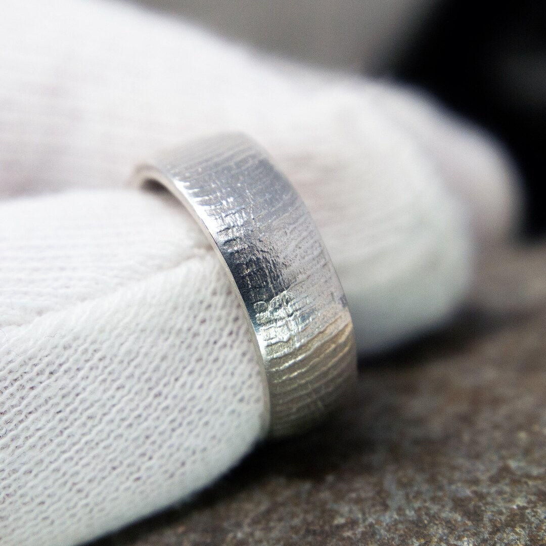 Custom Fingerprint Ring, Fingerprint Jewellery, Silver Fingerprint Ring ...