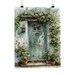 Cottagecore Moss Green Door Poster English Cottage Door Wall Art - Etsy