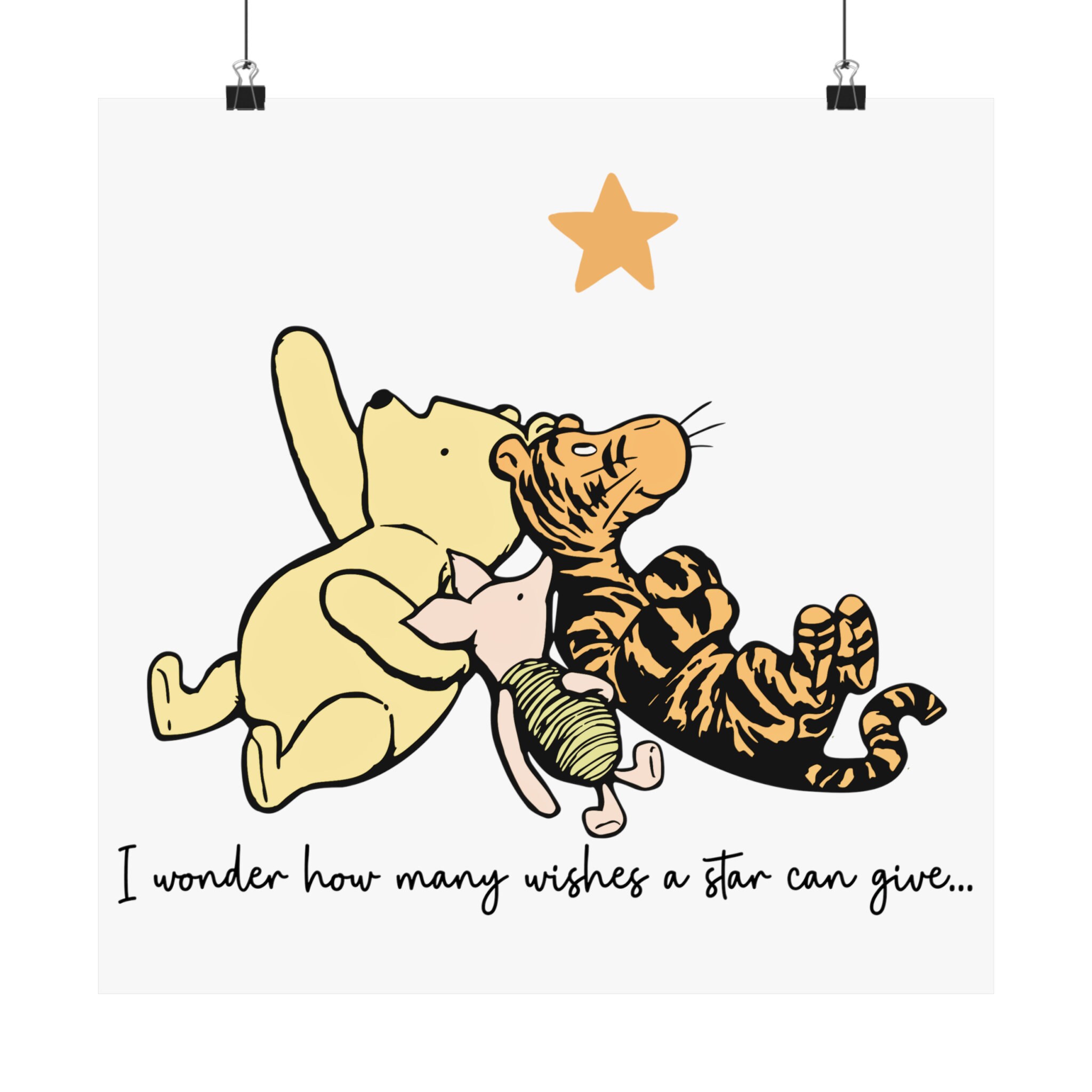 Classic Winnie the Pooh Matte Vertical Posters - Etsy