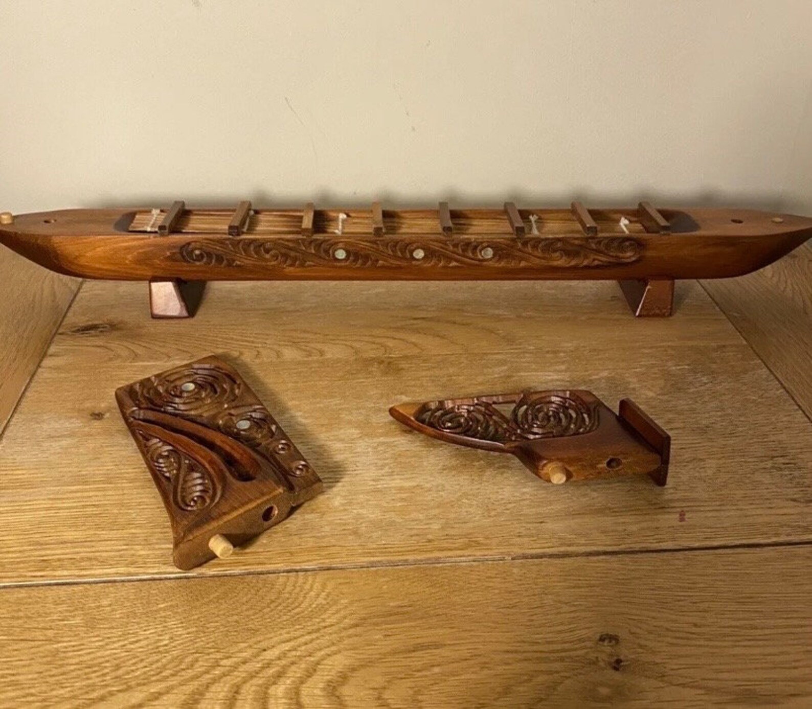 Vintage Maori Tekoteko Hand Carved Waka Taua Warrior Long Canoe - Etsy UK