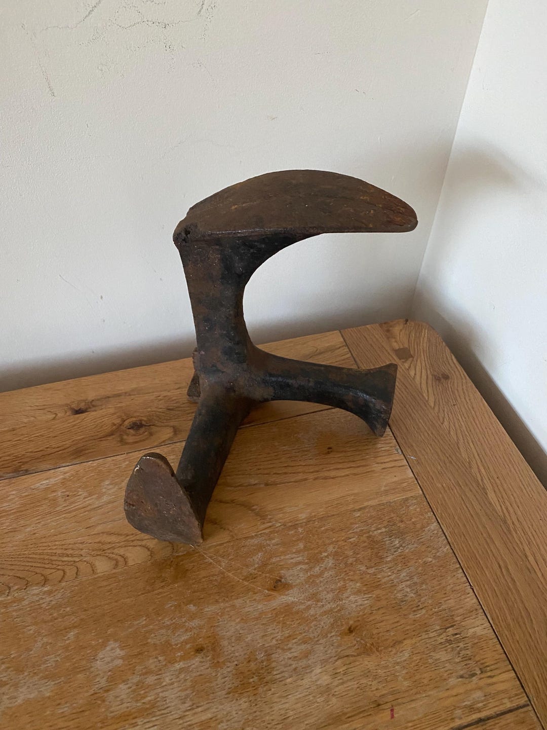 Antique Scottish Cast Iron Three-footed Cobblers Anvil Tool Shoe Repair ...