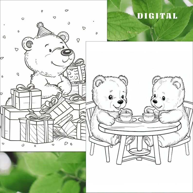 26 Cute Bear Coloring Page, Teddy Bear Coloring Book, Bear Coloring ...