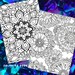 23 Patterns Coloring Page, Mandala Coloring Book, Pattern Coloring Book ...