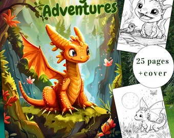 28 Dragon Ice Cream Coloring Page, Cute Dragon Coloring, Sweets ...