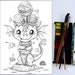 28 Dragon Ice Cream Coloring Page, Cute Dragon Coloring, Sweets ...