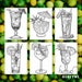 30 Cocktails Coloring Page, Cocktail Party Coloring, Drinks Coloring ...