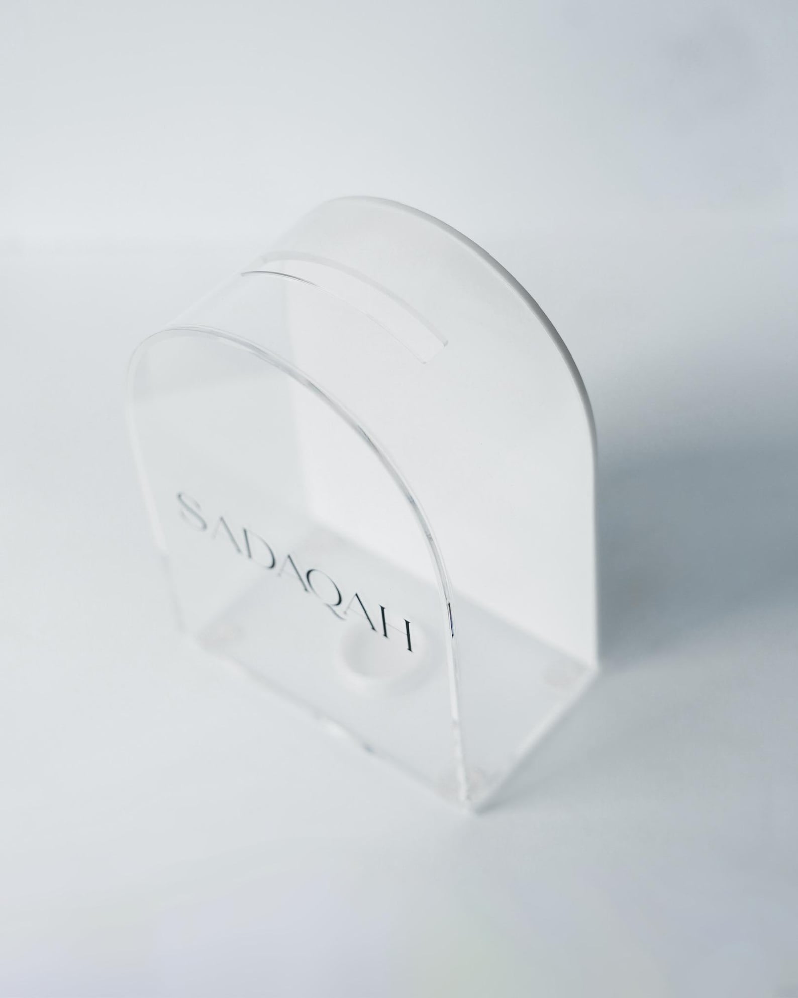 Acrylic Sadaqah Box | Aesthetic Donation Jar | Elegant Charity Box ...