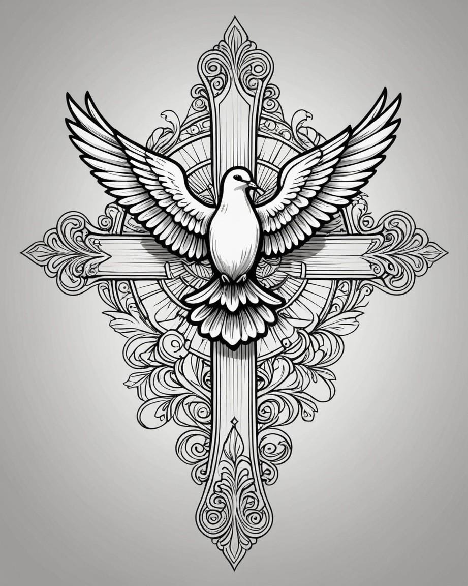 Dove Cross 3 - Etsy