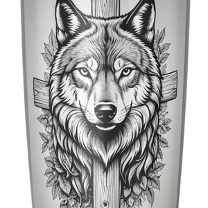 Wolf Cross - Etsy