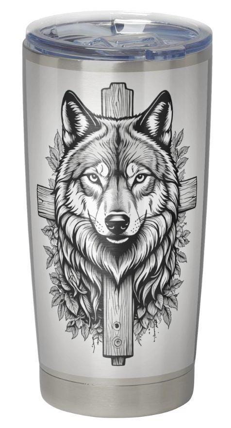 Wolf Cross - Etsy