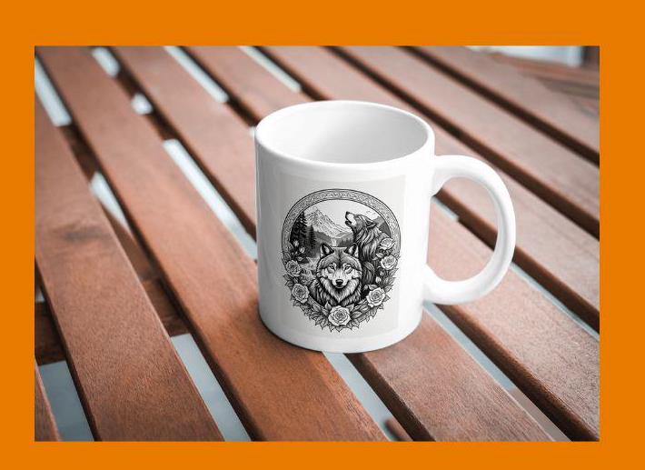 Wolves and Roses - Etsy