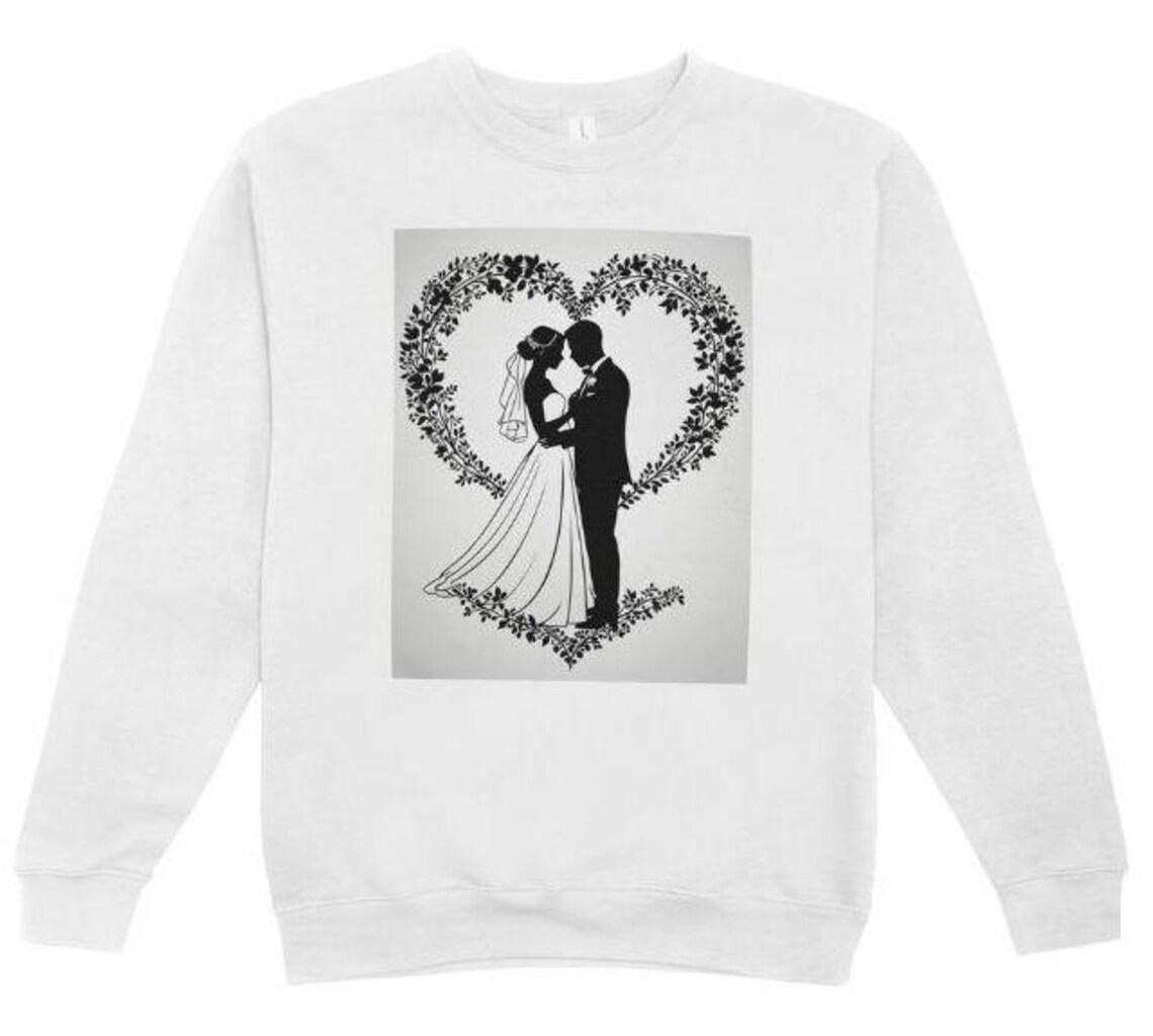 Wedding Couple in Heart - Etsy