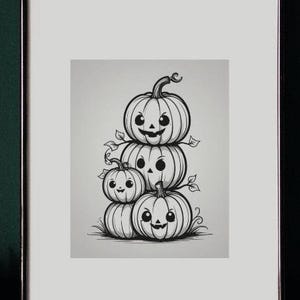 Four Pumpkin Tower - Etsy