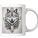 Wolf Cross - Etsy