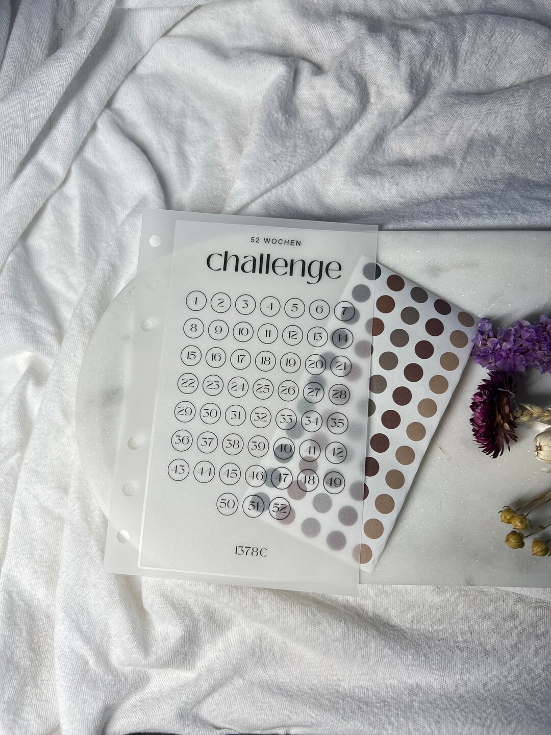 Challenge A6 52 Week Challenge as a Matte Cover Cover Method ...