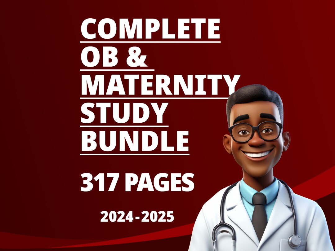 OB & Maternity Bundle Study Guide Complete Obstetrics Maternity Study ...