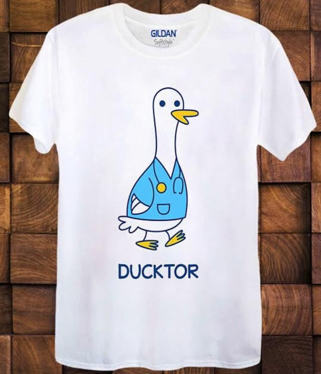 Ducktor Duck Doctor Drawing T Shirt Cartoon Ideal Gift Present Unisex ...