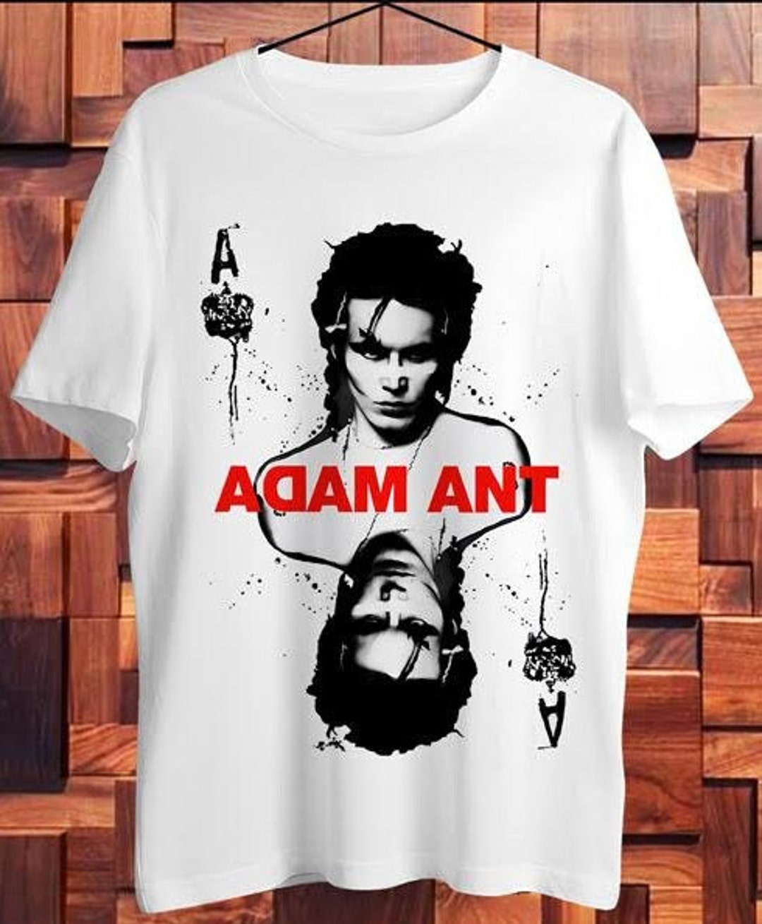 Ace of Ants Adam Ant Playing Joker Card T Shirt Ideal Gift Present ...