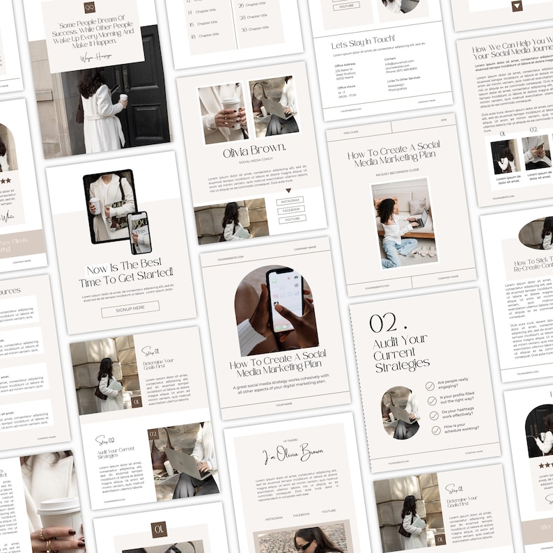 Canva-editable Ebook & Guide Template With MRR/PLR Resell Rights - Etsy