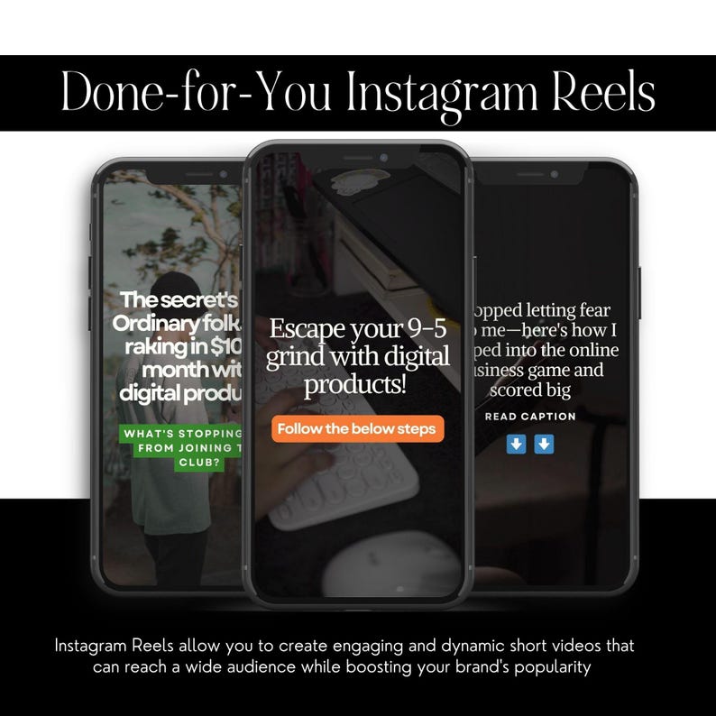 Men's Digital Marketing Reels, Faceless, Canva Editable (MRR PLR ...