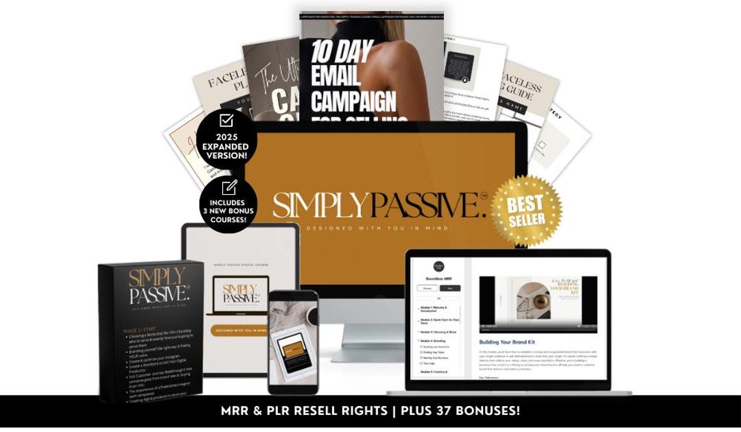 Simply Passive Course, Digital Marketing Guide/course for Beginners ...