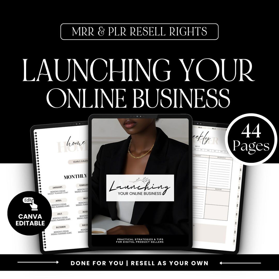 How to Launch an Online Business, MRR Marketing Products to Start ...