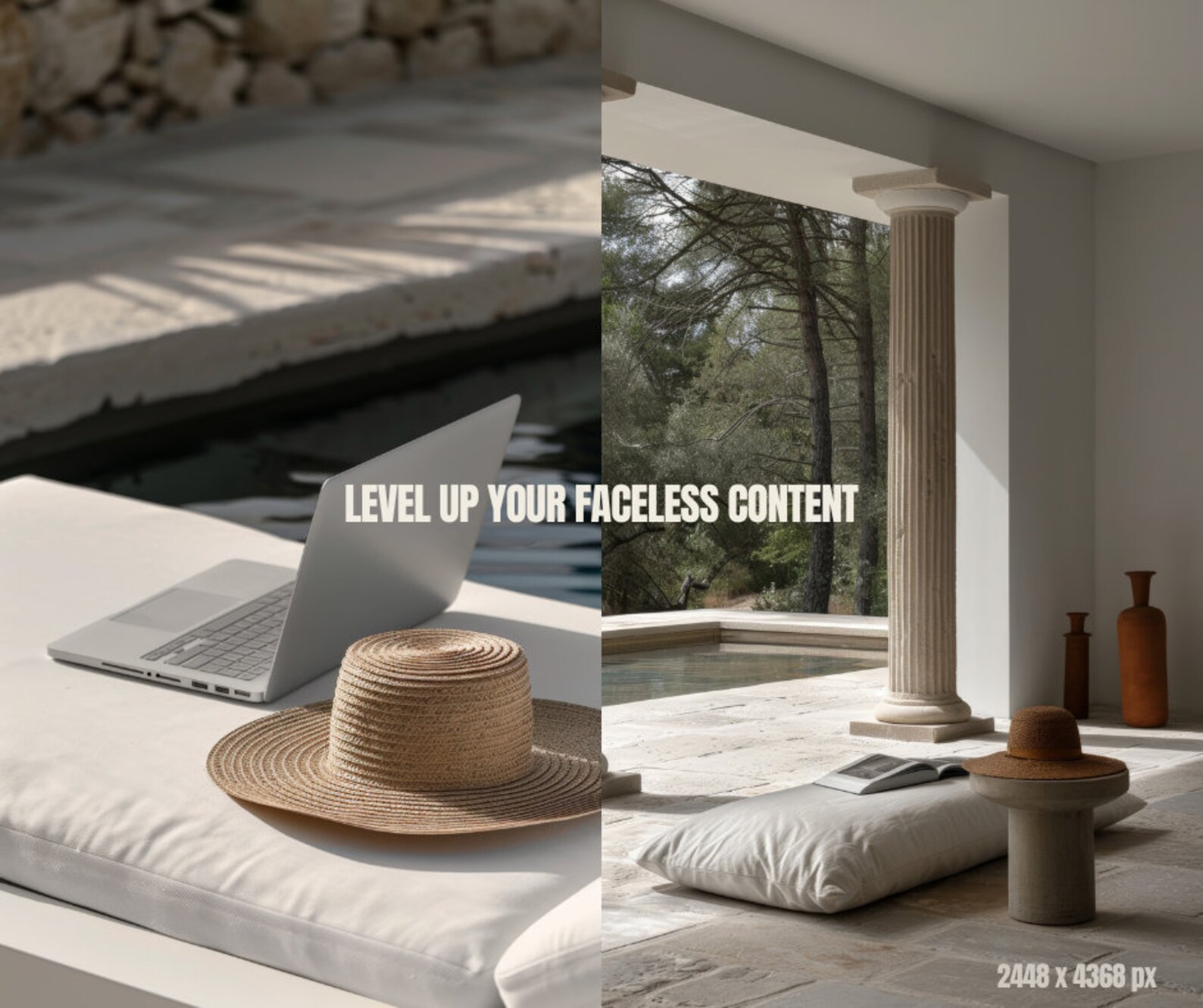 140 Faceless AI Marketing Stock Images Bundle With MRR+PLR, Luxe Stock ...